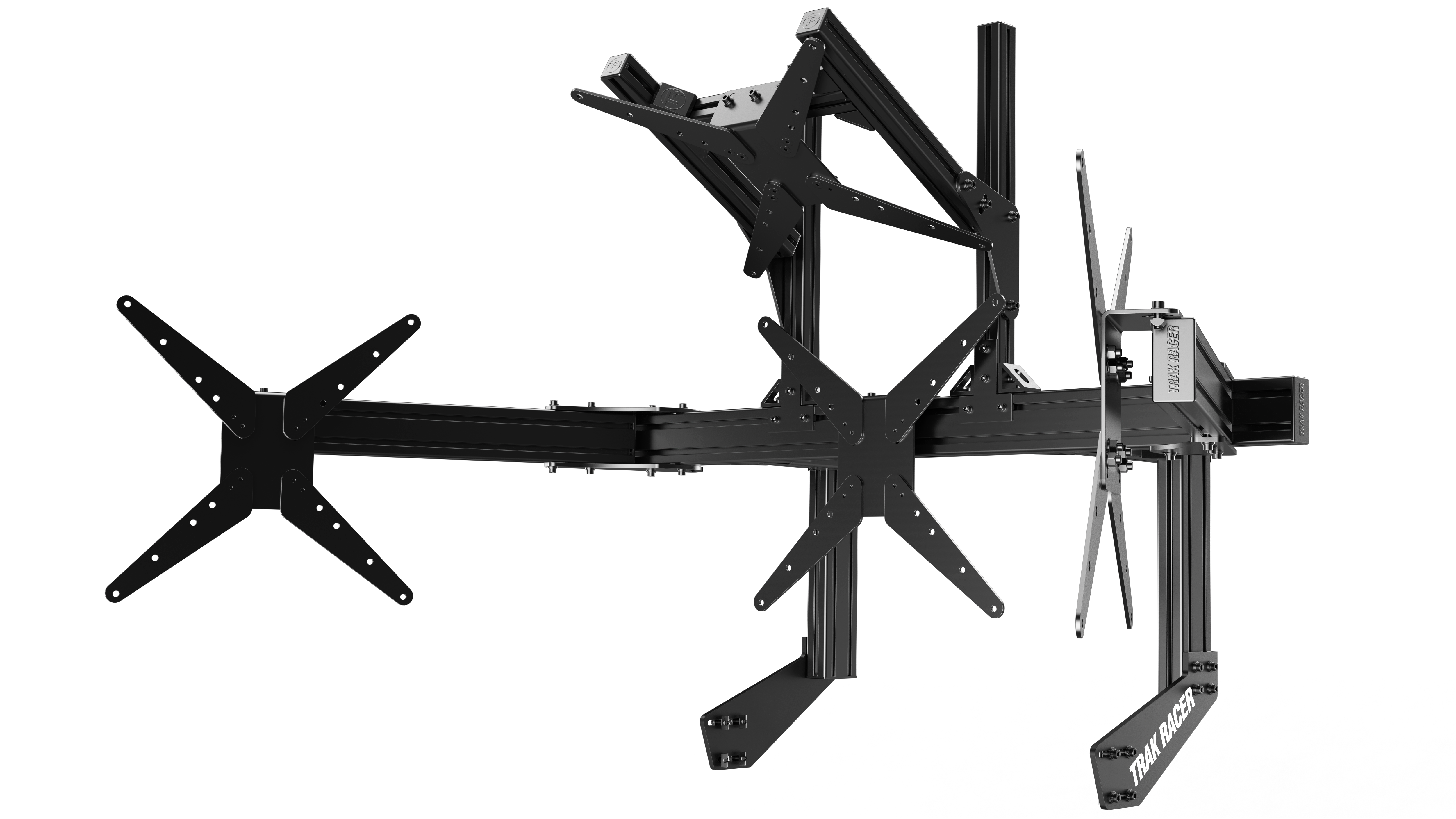 Trak Racer Cockpit-Mounted Quad Monitor Stand - up to 45" Displays ...