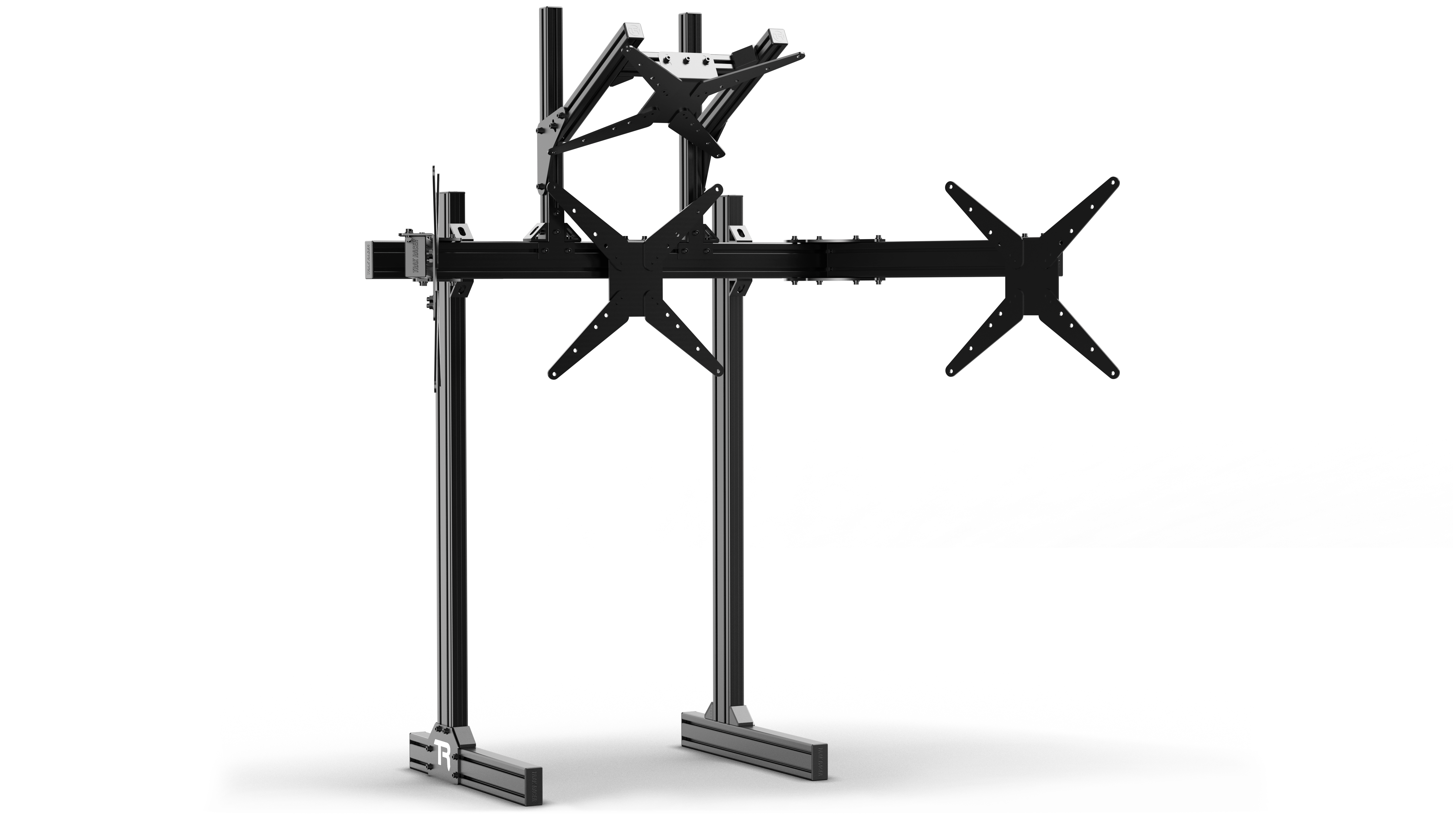 Trak Racer Freestanding Quad Monitor Stand - up to 45" Displays – simhour